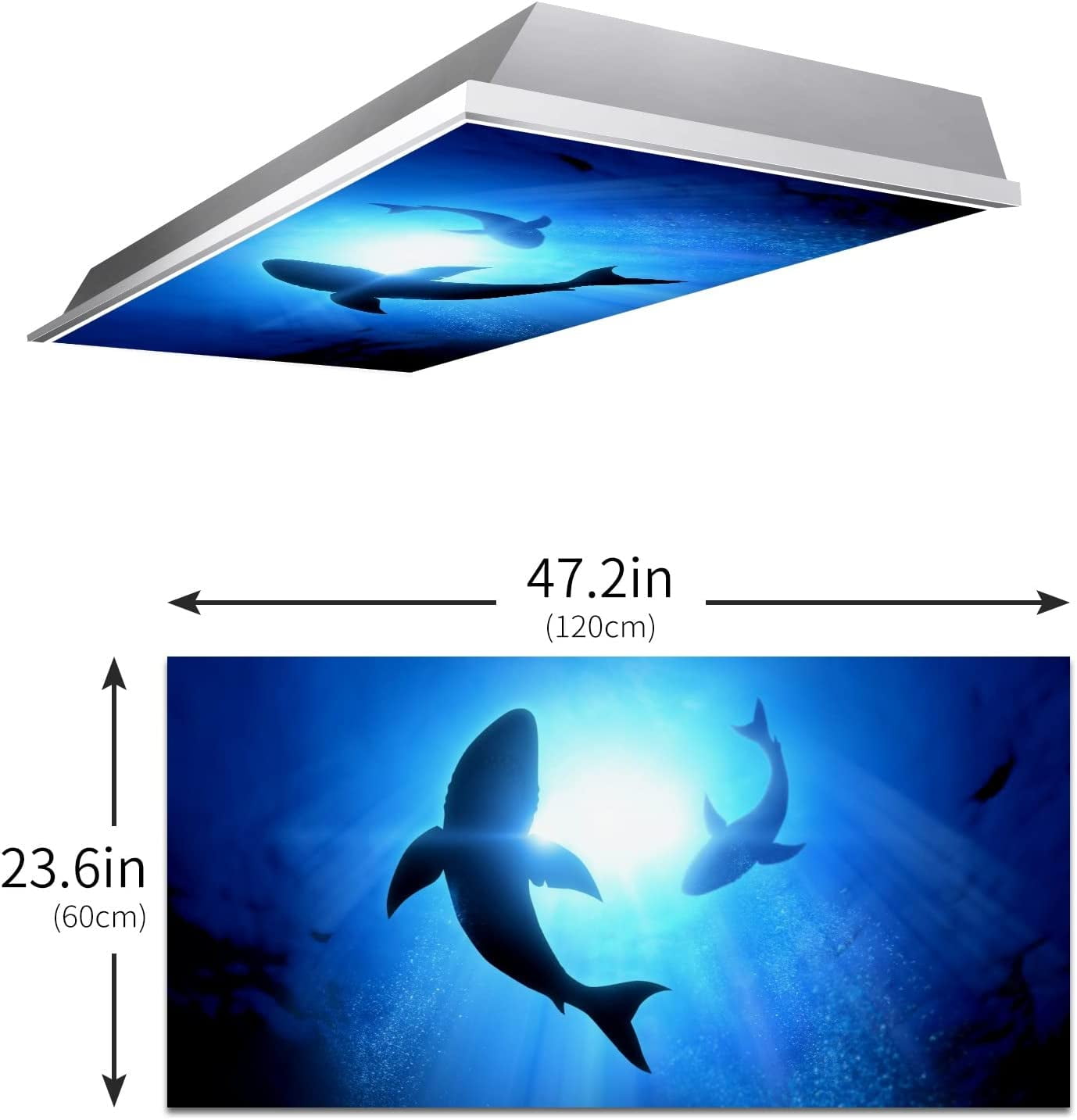 Shark Ceiling Fluorescent Light Covers Cloud Fluorescent Ceiling Light