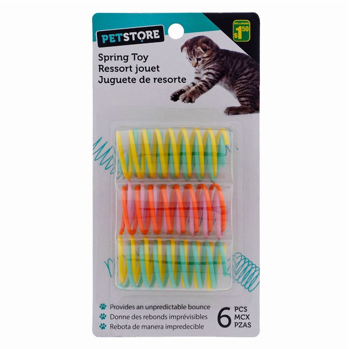 Click here for Petstore Plastic Cat Springs  6 Pack prices