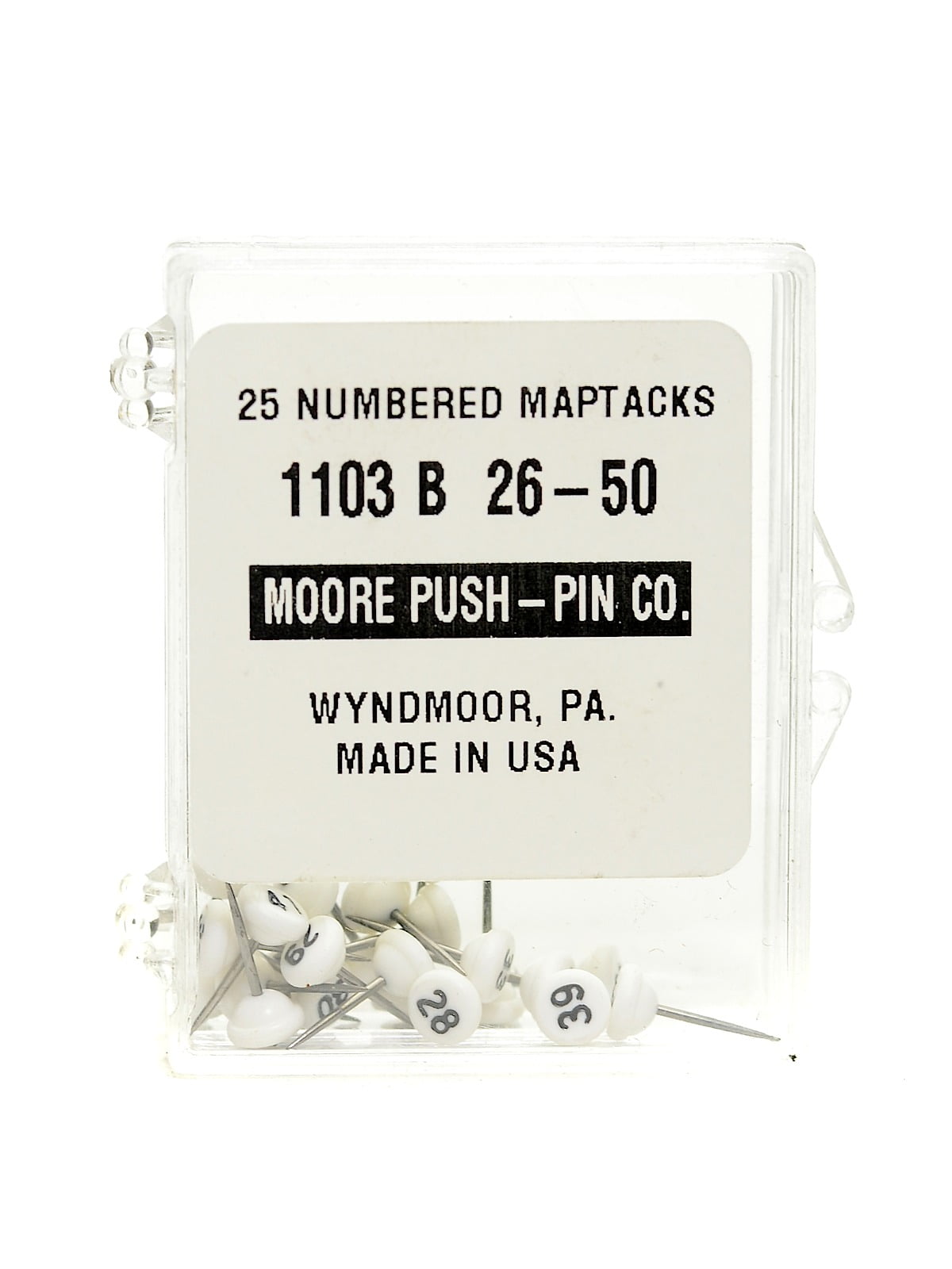 Numbered Push Pins For Maps