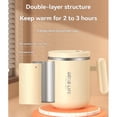 400ML Stainless Steel Self Stirring Coffee Mug Rechargeable Electric ...