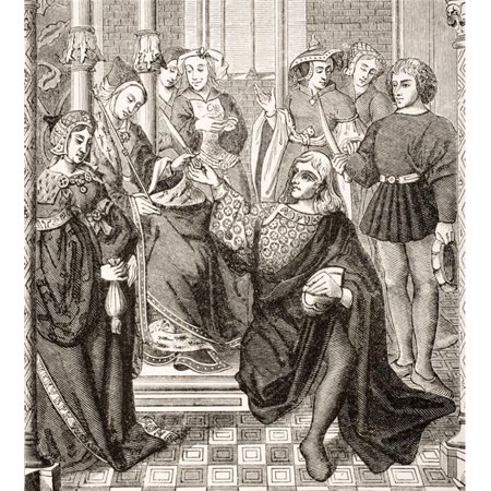 Queen Fredegonde Gives Orders To Two Men of Terouanne To Assassinate ...