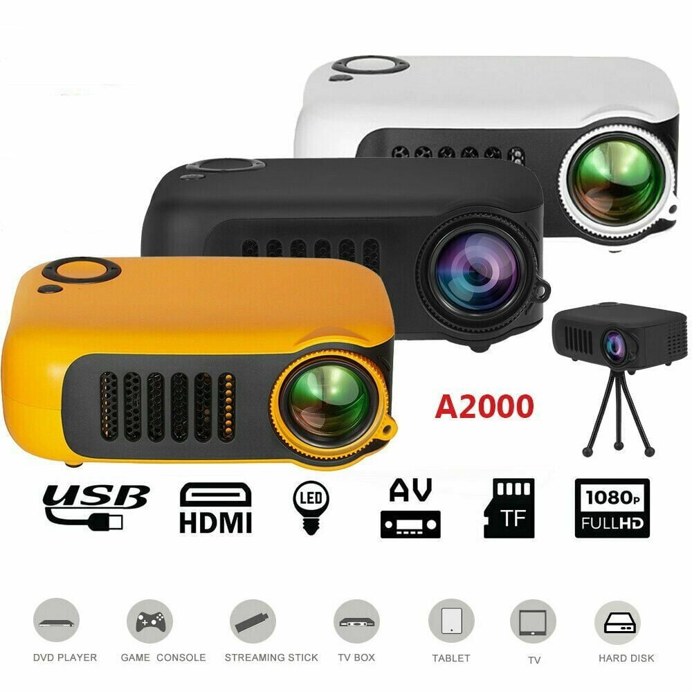 Mini Portable Pocket Projector HD 1080P LCD Home Theater Video ...
