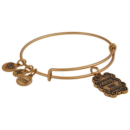 Alex and Ani Friends Logo Bar Epandable Wire Bangle Multi One Size ...