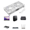 120mm USB Cooling Fan with Switches Cable for Router Modem Receiver ...