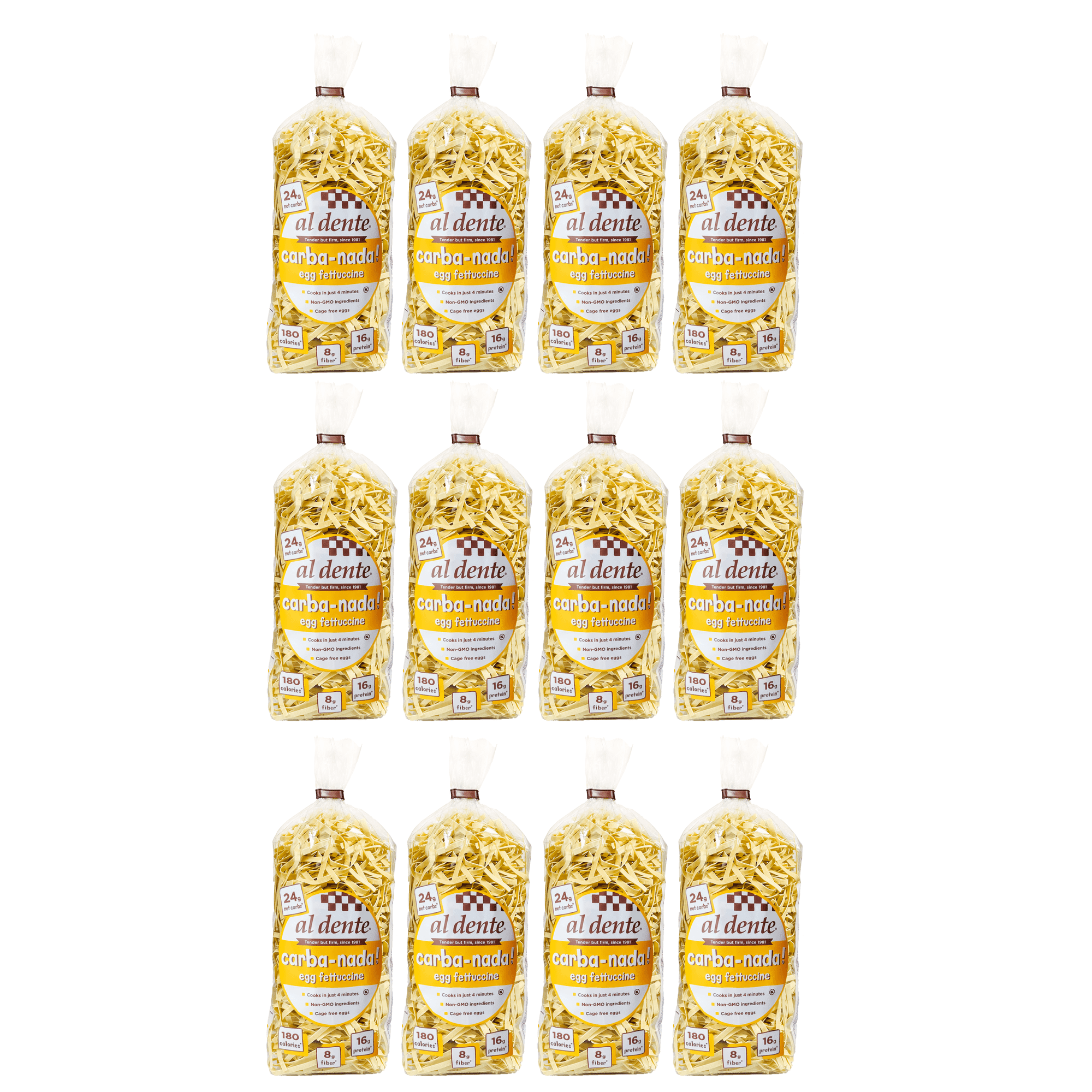 Carba-Nada Reduced Carb Pasta by Al Dente Pasta Company - Egg ...