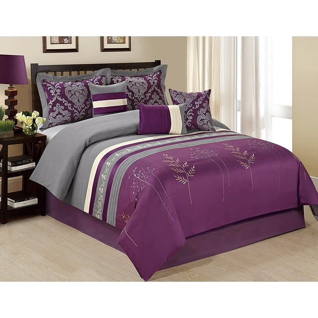 Unique Home 7 Piece Dala Tree Branch Print & Embroidery Clearence ...