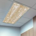 3 Pack Light Brown Coastal Fluorescent Light Covers for Ceiling Lights ...