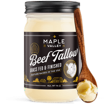 EPIC Beef Tallow, Grass-Fed, Keto Friendly, Whole30, 11oz Jar - Walmart.com