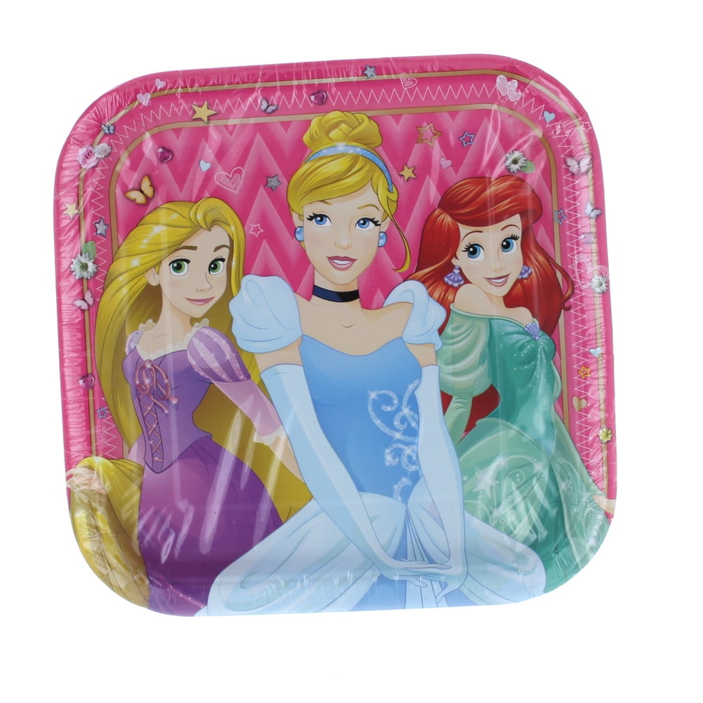 Disney Princess 8 3/4" Plates Paper Goods Birthday Supplies 8 Count ...