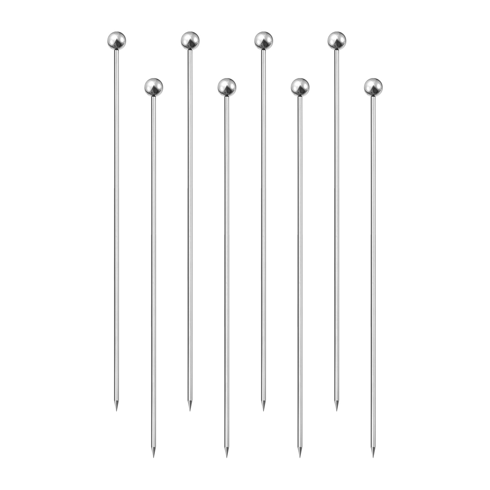 Click here for Unique Bargains 6 Metal Cocktail Toothpicks Round... prices