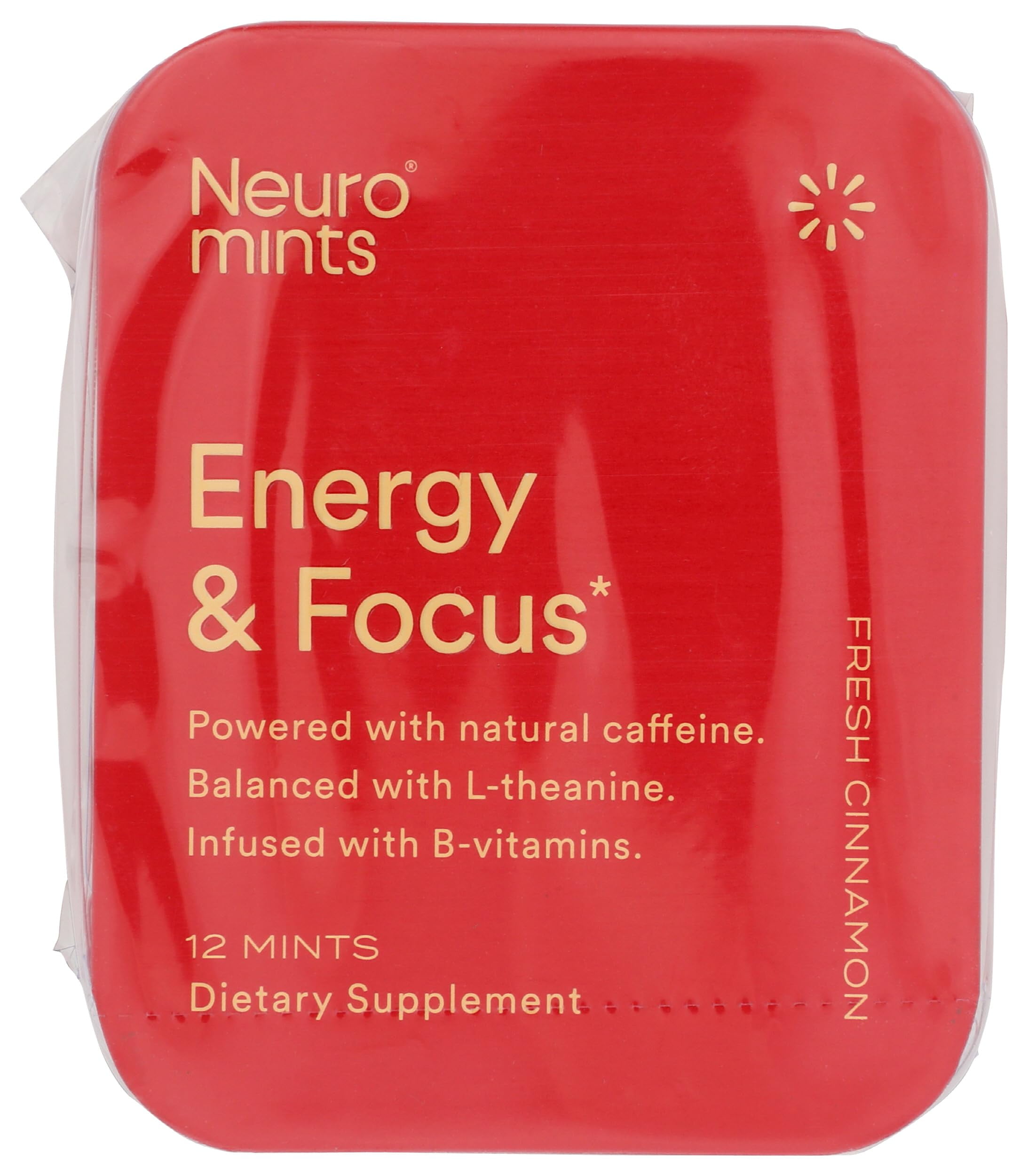 Neuro, Energy Focus Fresh Cinnamon Mints, 12 Count | Walmart en línea
