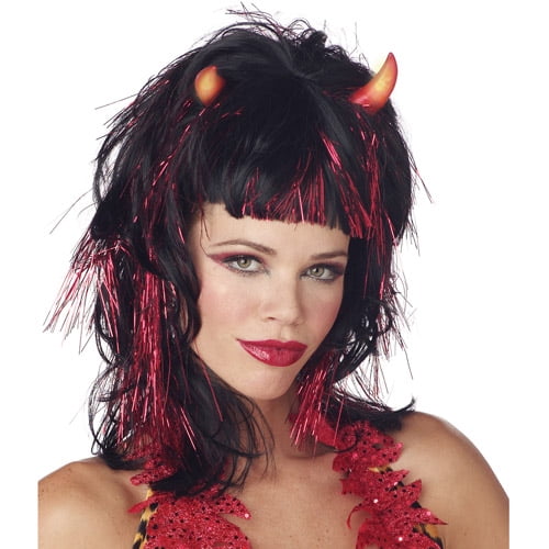 Demonica Devil Adult Halloween Wig - Walmart.com