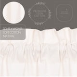 VHC Brands Simple Life Flax Solid Color Cotton Linen Blend Farmhouse ...