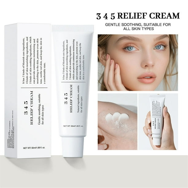345 Relief Cream, 345 Repair Cream Barrier Cream, Korean Soothing ...