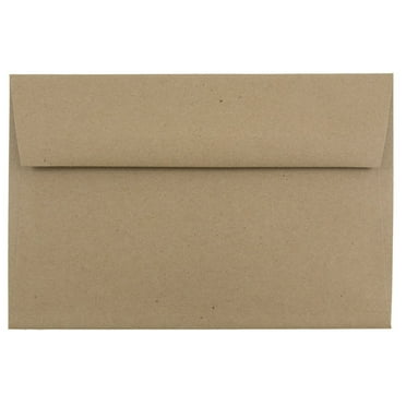 JAM A7 V, Flap Envelopes, 5.3x7.3, 25/Pack, Brown Kraft Recycled ...