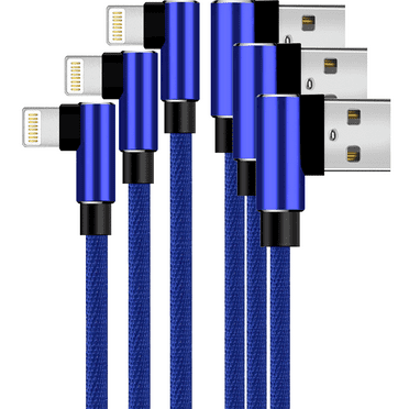 epacks Extra Long Phone Charger [3-Pack 6FT 10FT 10FT] Nylon Braided ...