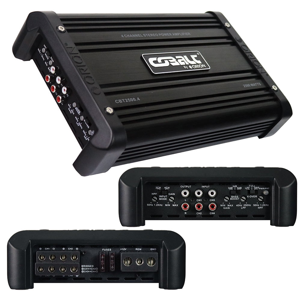 Orion CBT25004 Cobalt 4 Channel Amplifier 2500 Watts Max - Walmart.com