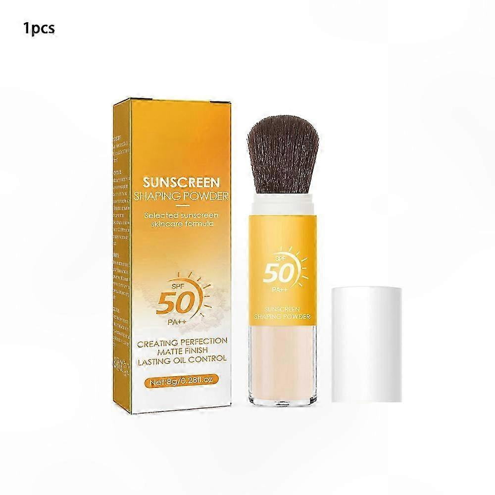 SPF 50 Powder Sunscreen for Face and Scalp, Brush-On Shaping Formula ...