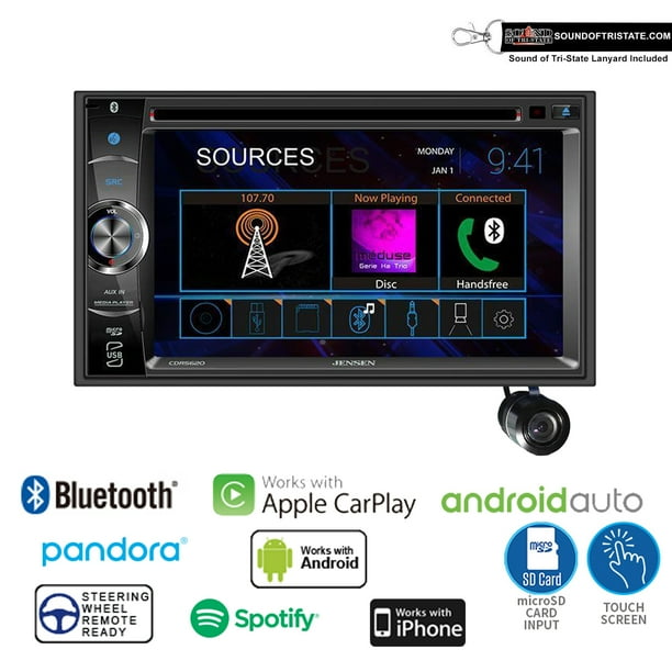 Jensen CDR5620 w/ Bullet Style Back up Camera - Walmart.com