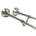Pactrade Marine Boat RV Car Stainless Steel Dual Trumpet Horn Complete ...
