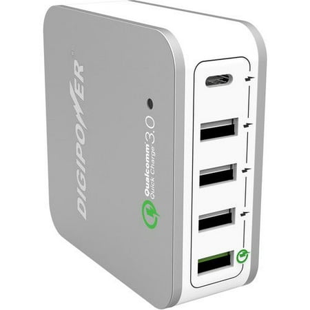 5 PORT UNIVERSAL CHARGER W/QC3 &TYPE-C | Walmart Canada