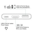 USB Type C to HDMI HDTV TV Cable Adapter Converter Hub for Macbook ...