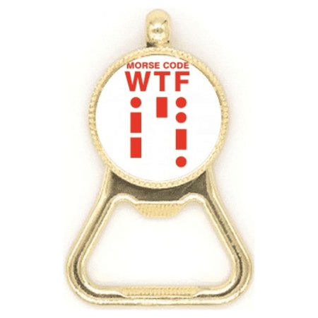 How Expression Morse Code Points Lines Beer Bottle Cap Opener Stainless ...