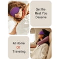 3D Contoured Sleep Mask for Side Sleepers, 100% Light Blocking Eye Mask ...
