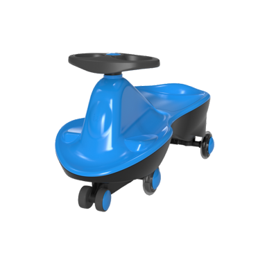 Joybay Premium LED-Wheel Swing Car Ride on Toy - School Blue, Great for ...