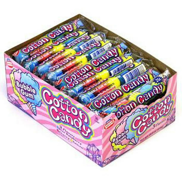 Dubble Bubble Gum Balls - Cotton Candy Bubble Gum 0.64 Oz 4 Ct Each ...