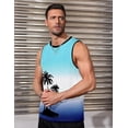 Mens Tank Tops Beach Summer Sleeveless Shirts Graphic Palm Tree ...