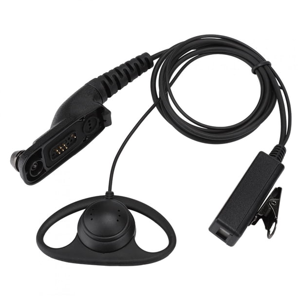 PTT Earpiece,ABS D Type Walkie PTT Headset Walkie Talkie Earphone ...