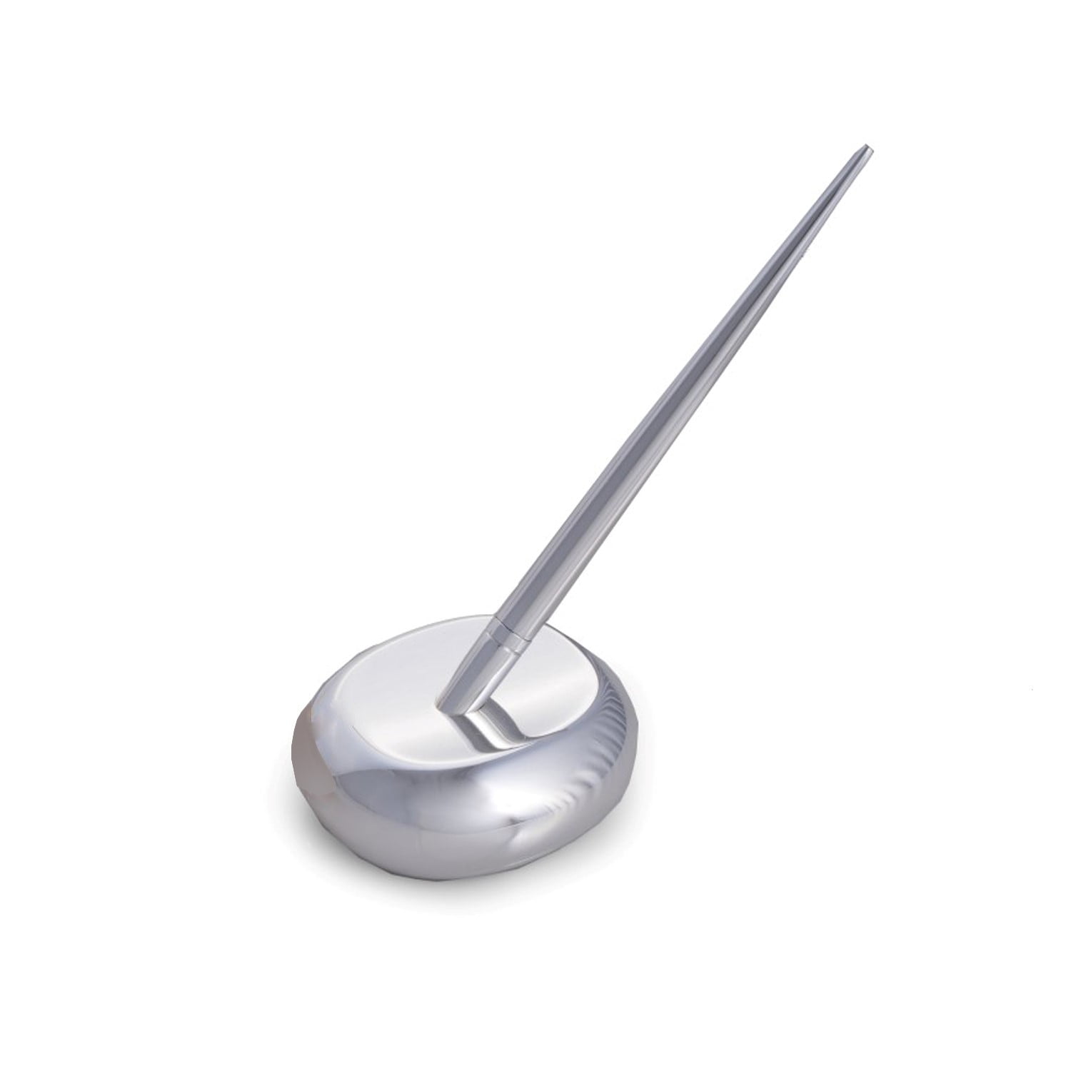 Silver Plated Oval Pen Stand with Pen. - Walmart.com