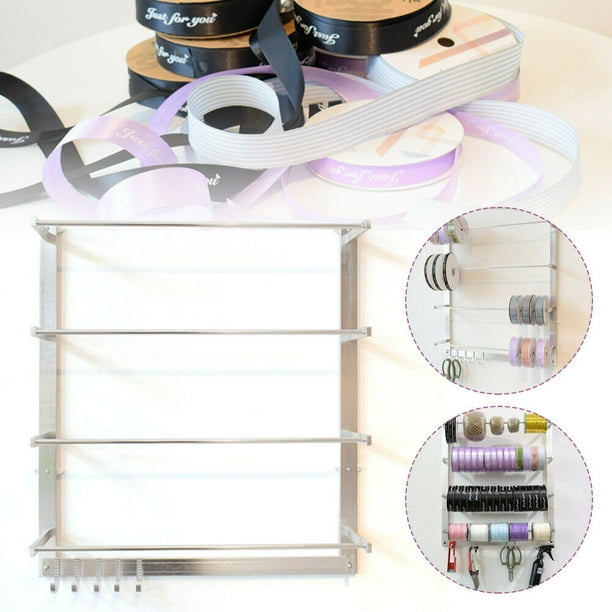 Wire Spool Rack Thread Holder Organizer Ribbons Roll Storage Sewing ...