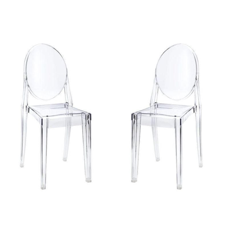 Click here for Take Me Home Furniture Modern Ghost Side Chair - T... prices