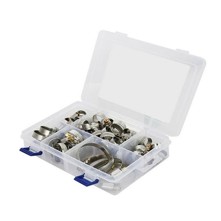 Maytalsory 60 Pieces Combination Clamps with Assortment Box Tube Clip ...