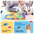 PicassoTiles 47pcs Magnetic Tiles Race Track Playset with Cars ...