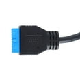 USB3.0 19Pin 1 To 2 Header Extension With Chip Cable Motherboard Data ...