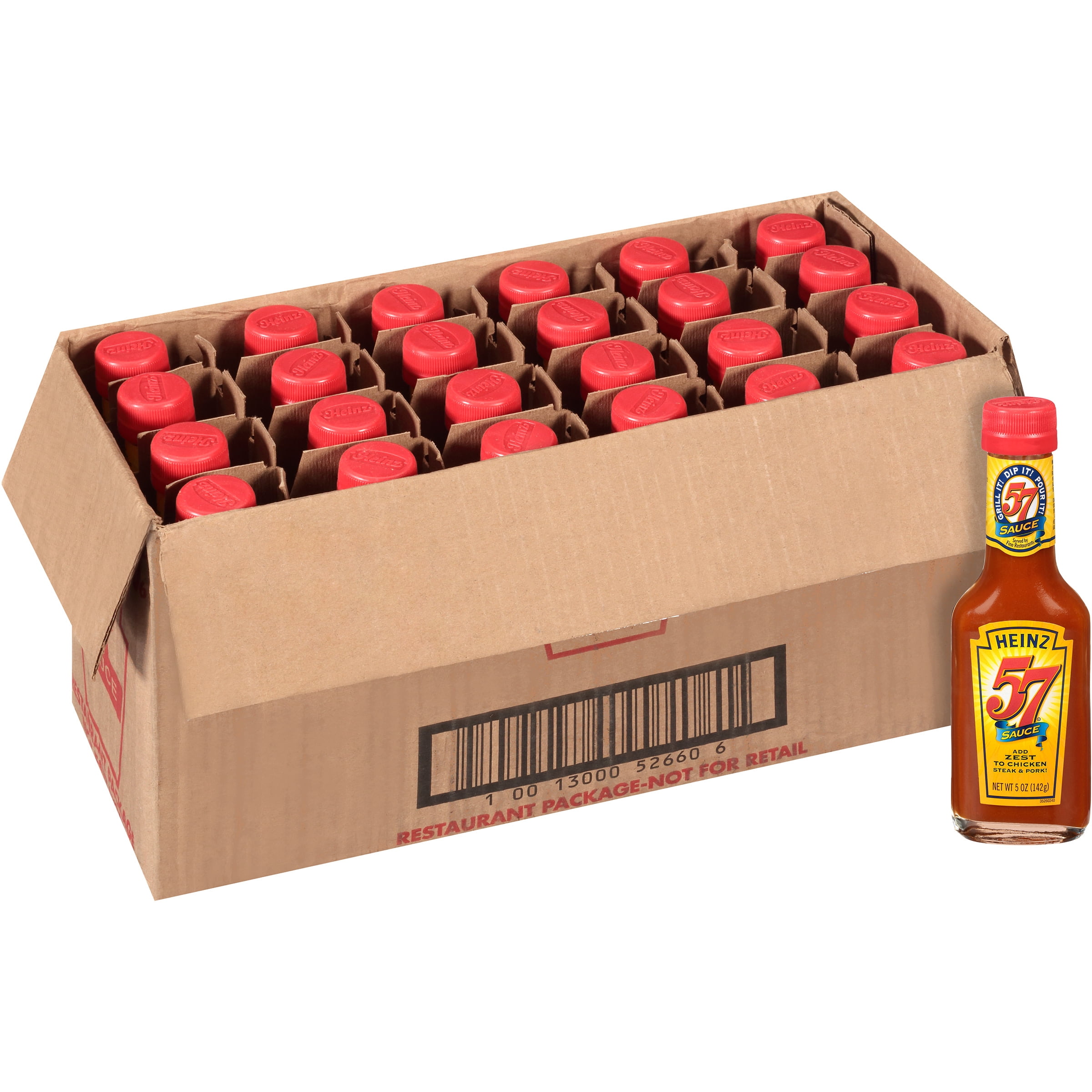 Heinz 57 Sauce, 5 oz. Bottles, 24 per Case - Walmart.com