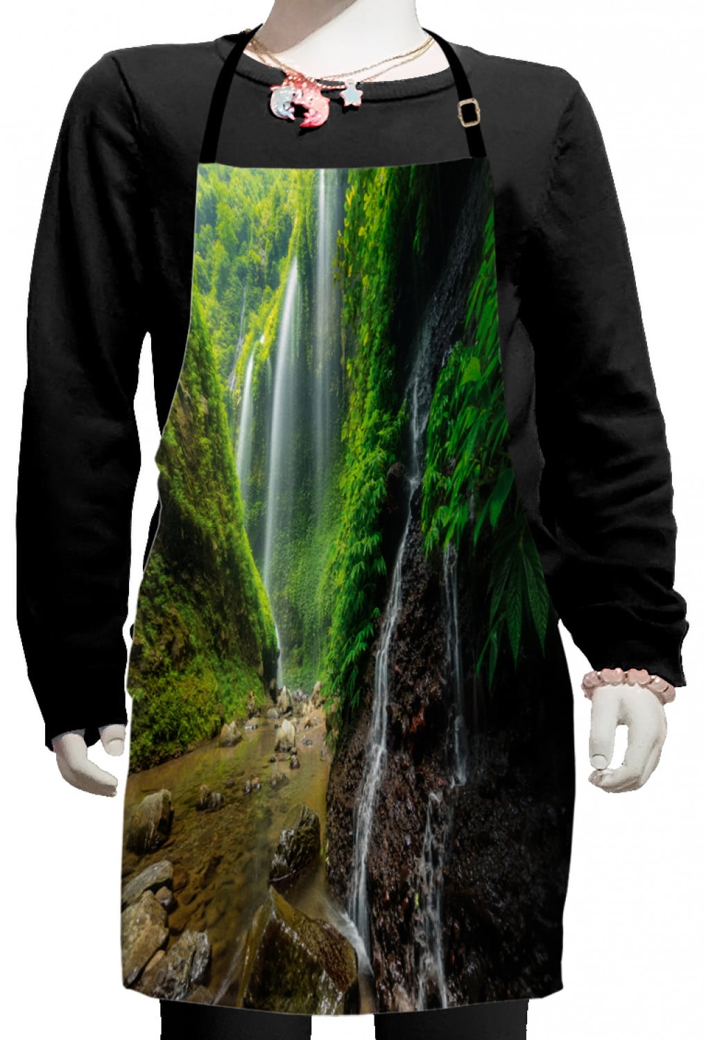 Waterfall Kids Apron, Waterfalls Side Valley in Indonesia with ...
