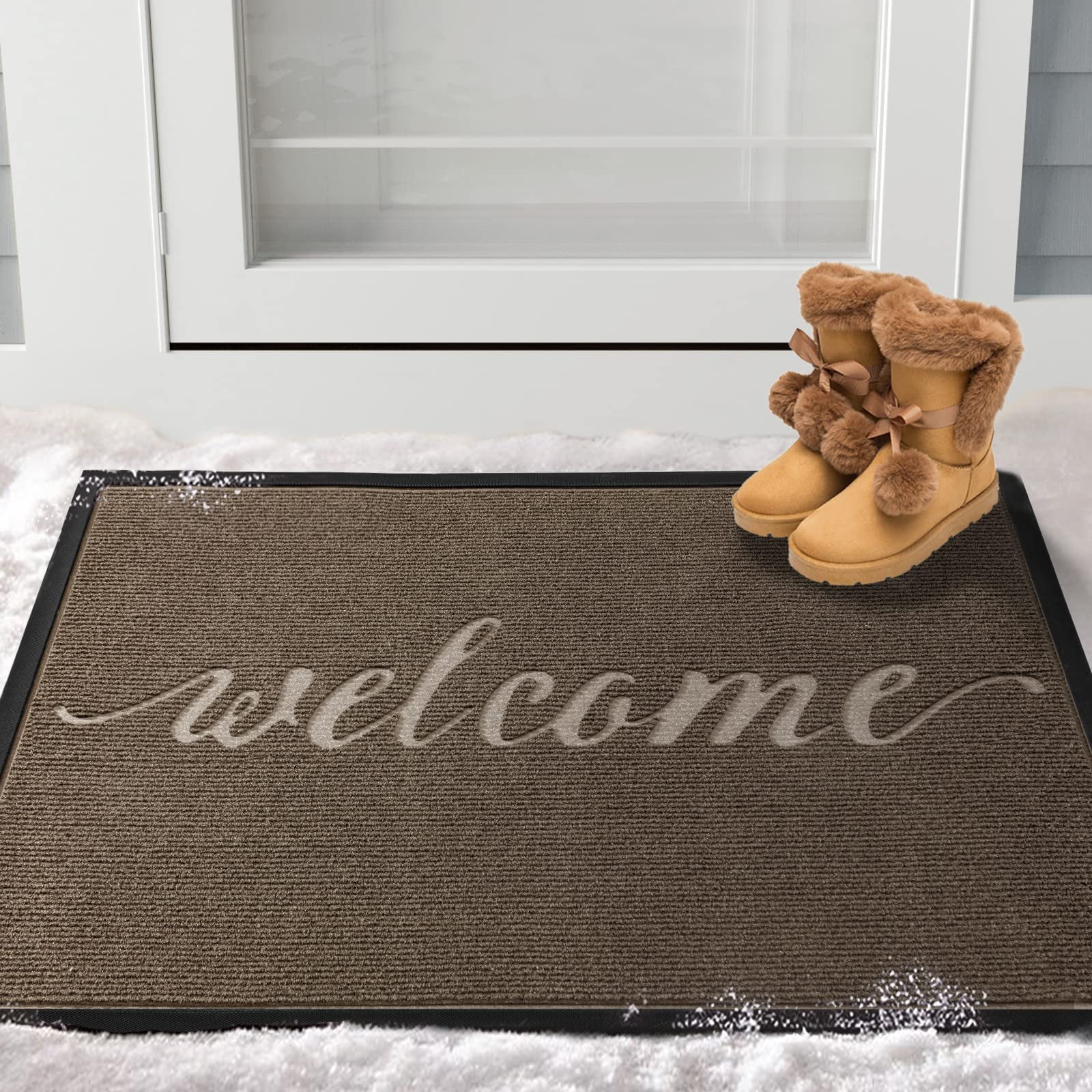 Welcome Mats Outdoor Large Door Mat Entrance Doormat Entryway Indoor ...
