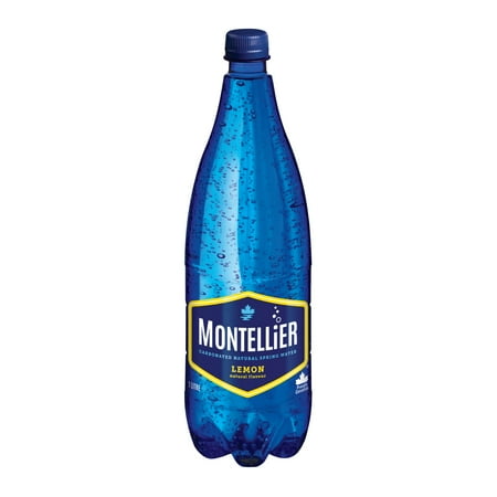 Montellier Lemon Carbonated Natural Spring Water 1 L, Bottle, 1L - Walmart.ca