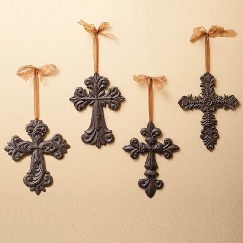 Metal Crosses 4 Asst - Walmart.com