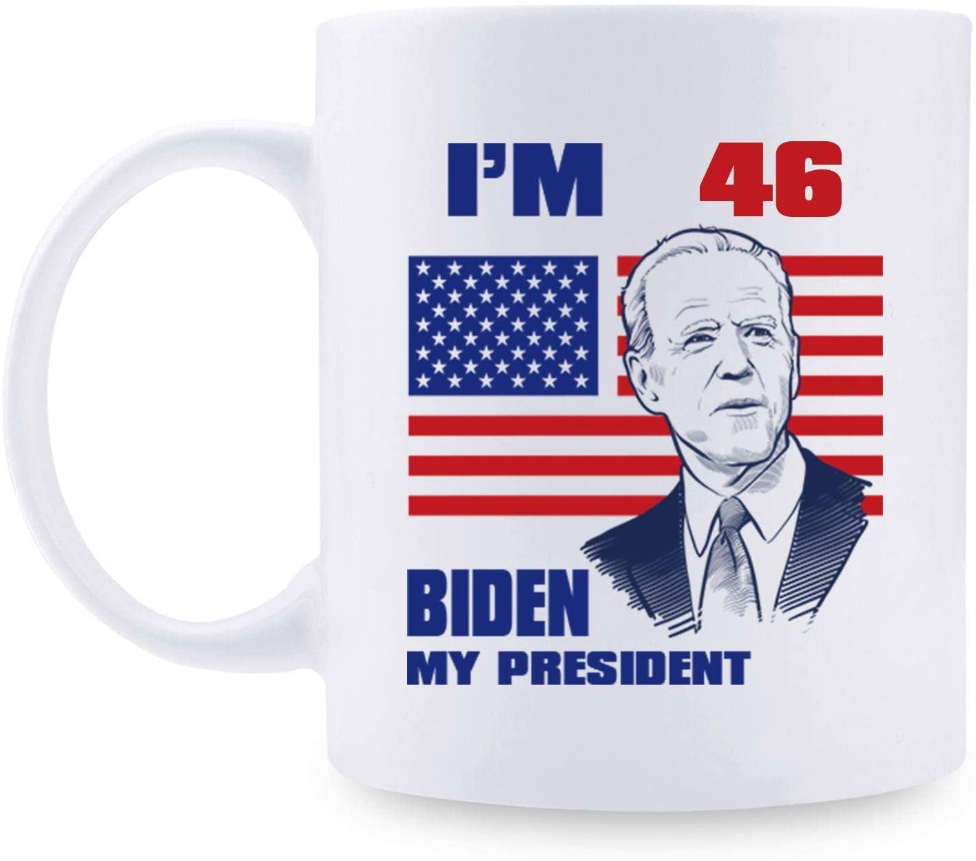 Funny 46th Birthday Gifts for Women 46th Biden Birthday Mug, 1974 46 ...
