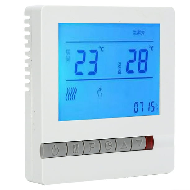 Floor Heating Thermostat,AC220V Thermostat Water Floor Thermostat Panel ...