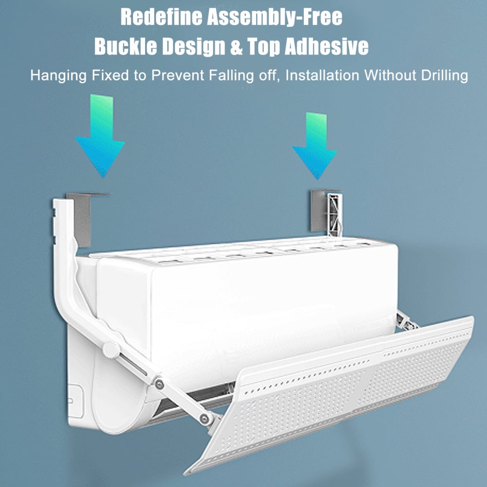 Air Conditioner Deflector Adjustable Wind Direction Telescopic ...