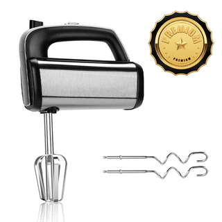 Black Plus Decker Helix Performance Black & Silver 5 Speed Hand Mixer ...