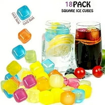 25pcs Reusable Ice Cubes Washable Ice Cubes Refreezable Ice Cubes for ...