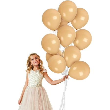 Tan Balloons 10 Inch - Nude Balloons - Light Brown Balloons 36 Pack ...