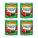Tuttorosso Peeled Plum Tomatoes, Gluten Free and Vegetarian Recipe, 28 Ounce Can, 4-Pack ...